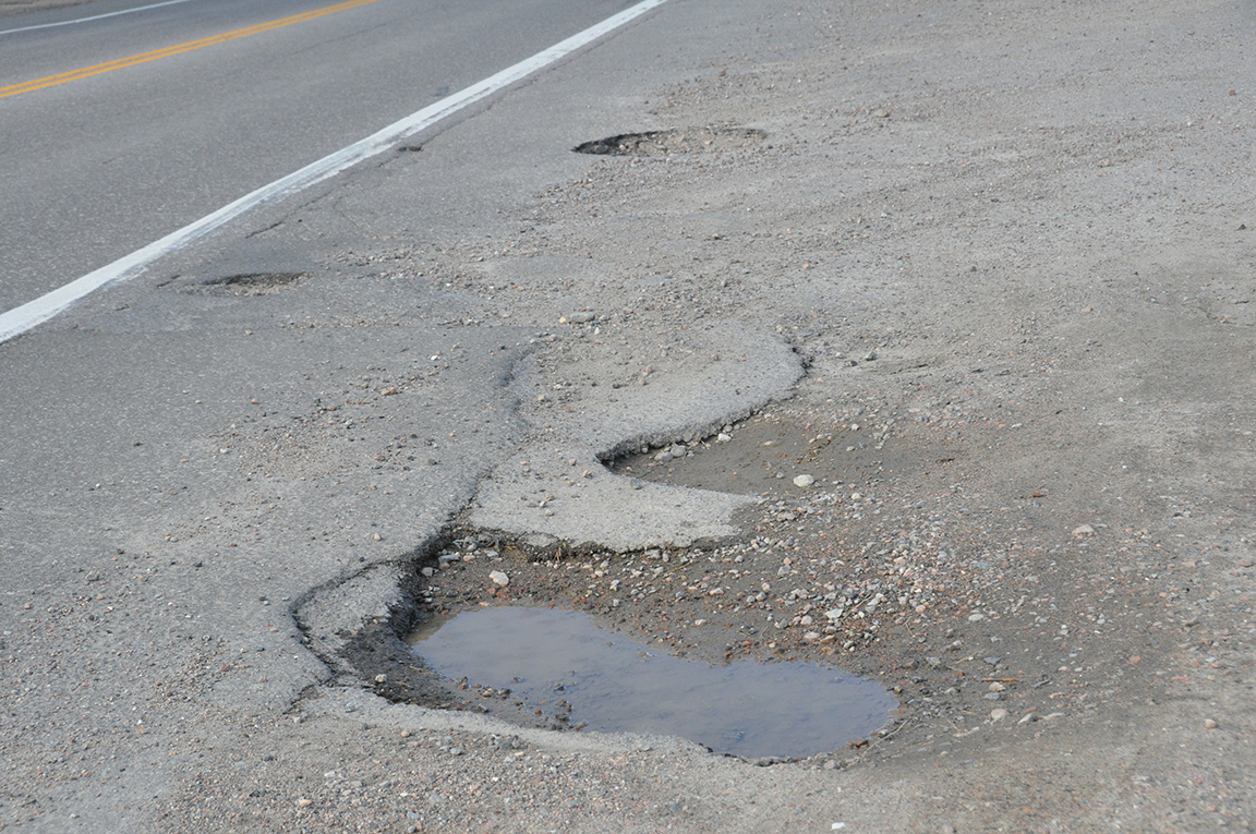 Letters: Major potholes - The Equity